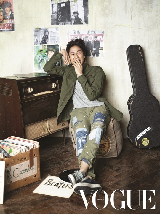 Jung Woo the Musician for Vogue – the talking cupboard